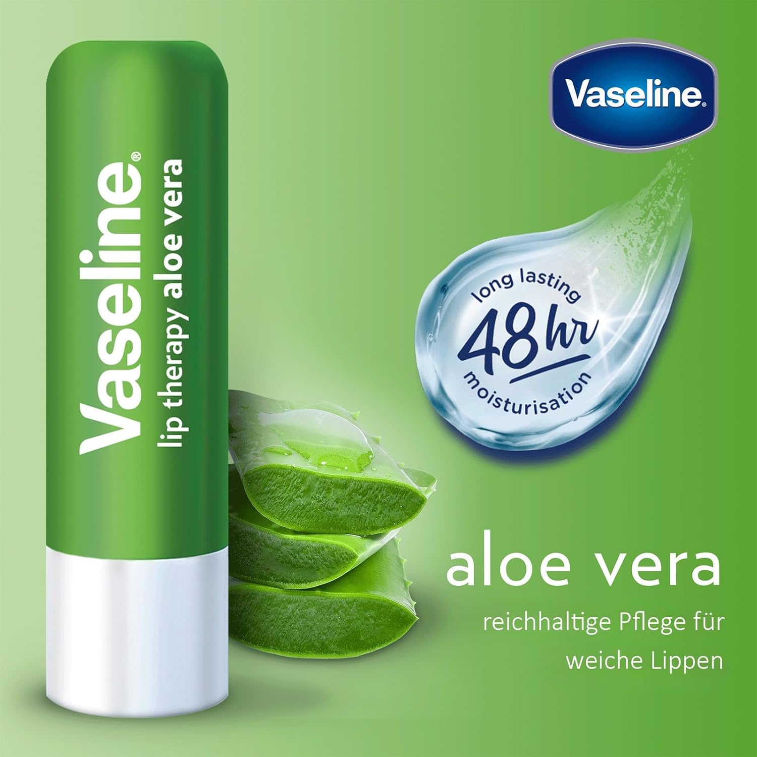 Vaseline Stick Lip Therapy - Aloe Vera | Riyaah